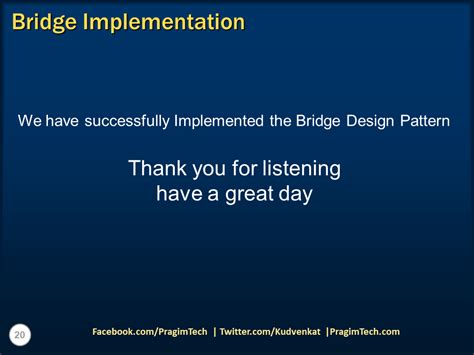 Sql Server Net And C Video Tutorial Bridge Design Pattern Slides