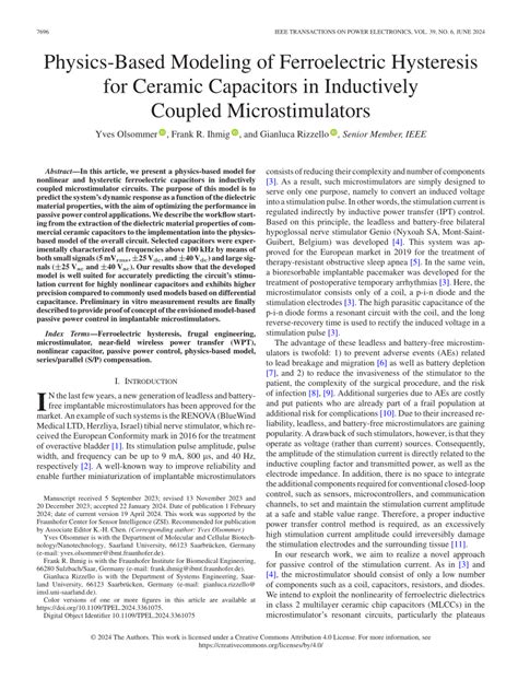 Pdf Physics Based Modeling Of Ferroelectric Hysteresis For Ceramic