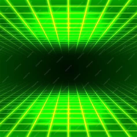 Premium Vector Dimensional Grid Space