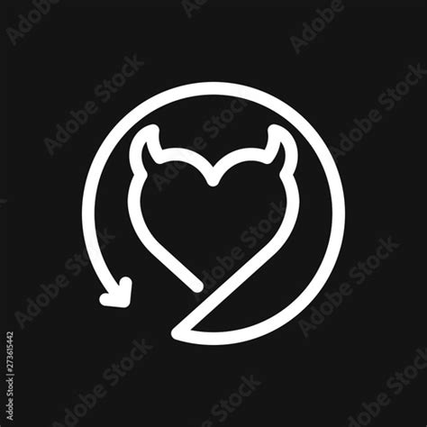 Erotic Vector Icon For Adult Only Content Flat Illustration Stock Vector Adobe Stock