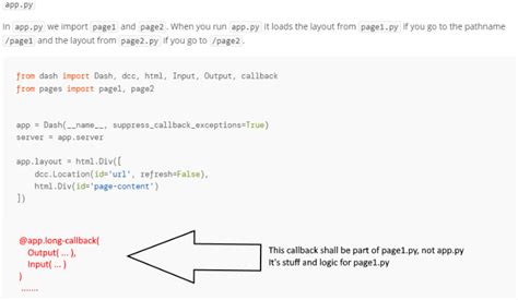 Dash Multipage App Usage Of The App Object Within A Specific Page Dash Python Plotly