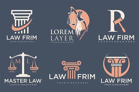 법률 사무소 법률 사무소 변호사 서비스 디자인 로고 템플릿입니다 벡터 그림 정의의 여신에 대한 스톡 벡터 아트 및 기타 이미지 정의의 여신 로고 정의 Istock