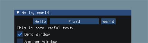 Centering Buttons Or Anything In A Window · Ocornut Imgui
