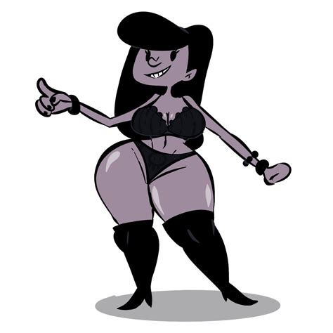 Thicc Cartoon Goth Girl By Gl33zy On Deviantart