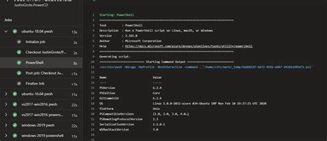 Update Powershell Core To Issue Actions Runner Images Github