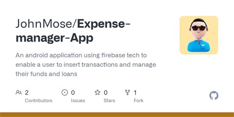 Github Johnmoseexpense Manager App An Android Application Using