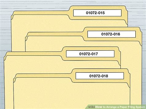 3 Ways To Arrange A Paper Filing System Wikihow