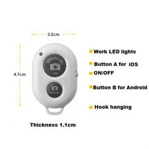 WIRELESS BLUETOOTH SELFIE REMOTE at Rs piece सलफ सटक in New Delhi ID