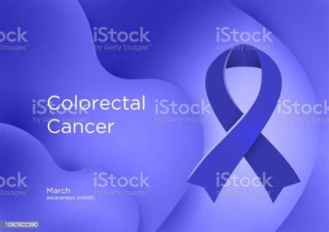 3 월에서 대 장 암 Crc 인식 달입니다 라고 대 장 암 그리고 결 장 암입니다 파란색 리본 암 인식 제품입니다 벡터 일러스트입니다 대장암에 대한 스톡 벡터 아트 및 기타