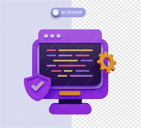 Premium Psd 3d Web Development Software Development Web Design Coding And Programming