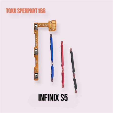 Jual TOMBOL LUAR FLEXSIBEL ON OFF VOLUME INFINIX S X SET Shopee Indonesia