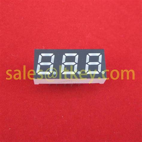 025 Inch 3 Digits 7 Segment Led Display Buy 025 Inch 7 Segment Display Single Digit Led