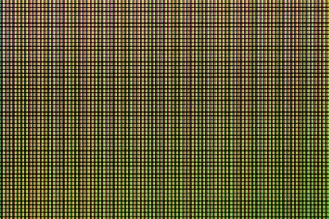 Closeup LED Diode From LED Computer Monitor Screen Display Panel