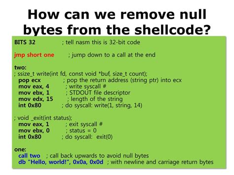 Ppt Ox500 Shellcode Powerpoint Presentation Free Download Id763969