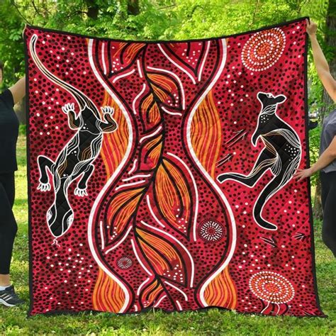 Aboriginal Premium Quilt Indigenous Patterns Ver12 Quilts Pattern Aboriginal