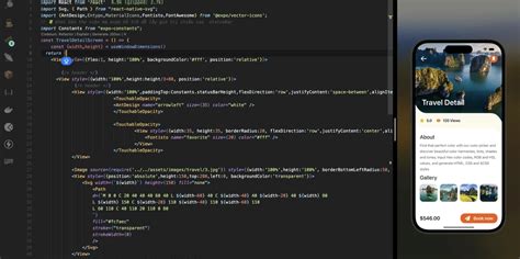 ⚡ mysecondapp react native with expo p16 layout travel detail screen dev community
