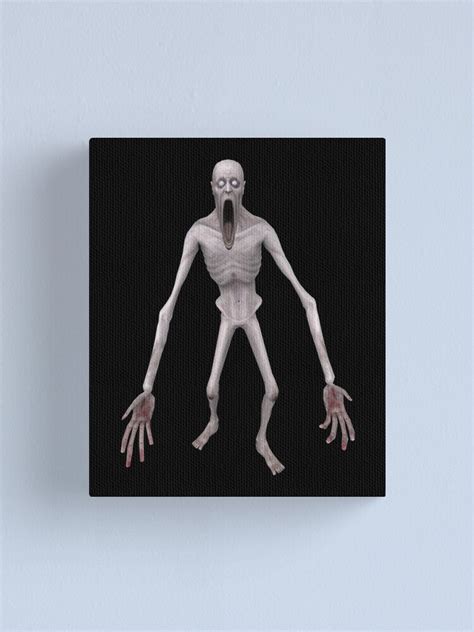 Scp 096 Picture Scp 096 Face Canvas Print For Sale By Smileystore01