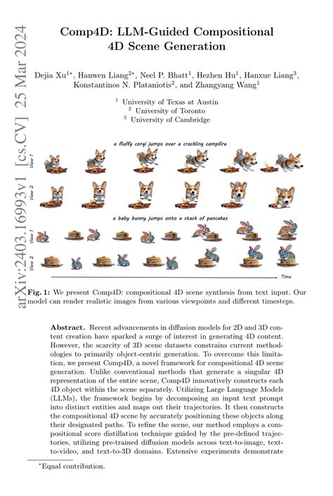 pdf comp4d llm guided compositional 4d scene generation
