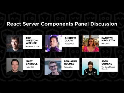 Conference Talks Talk React Server Components Panel Discussion From React Conferences By