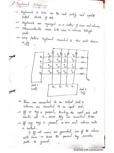 Unit 3 Keyboard Interfacing With 8051 Pdf