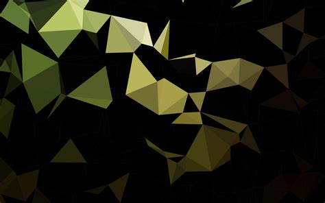 Dark Green Vector Shining Triangular Background 16804957 Vector Art At Vecteezy