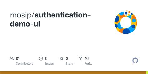 Github Mosipauthentication Demo Ui