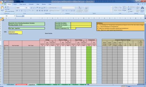 Availability Calculator Spreadsheet — Db