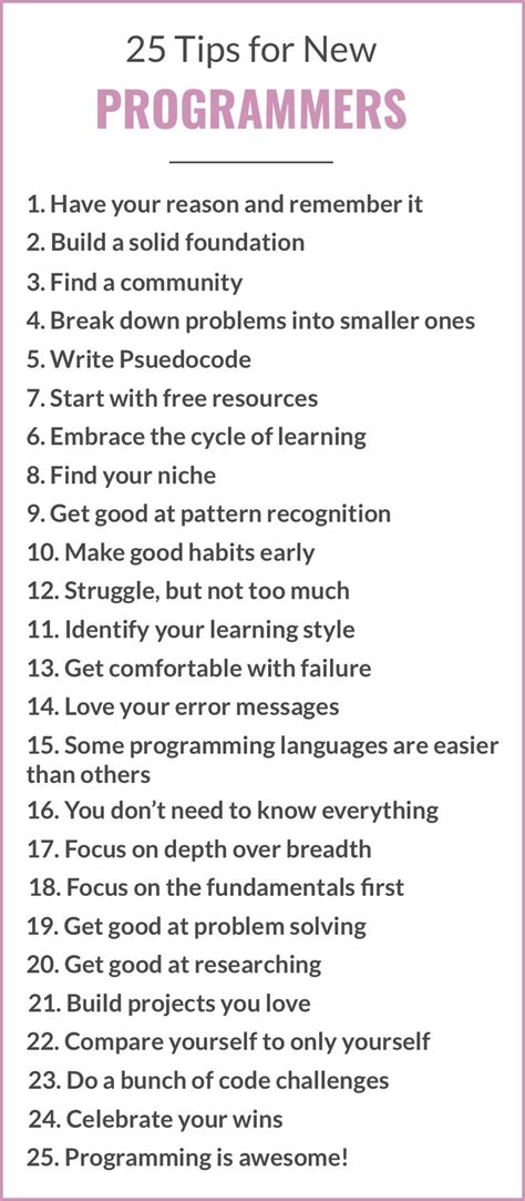 25 Tips For New Developers Advice From A Mostly Self Taught Software