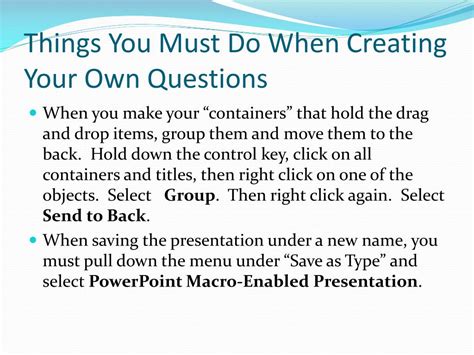 ppt creating tei questions in powerpoint powerpoint presentation free download id 1746518