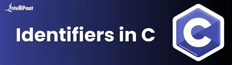 Identifiers In C Types Rules And Examples
