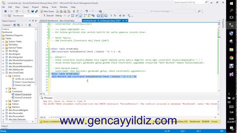 69 T Sql Check Constraint With Nocheck Komutu Youtube
