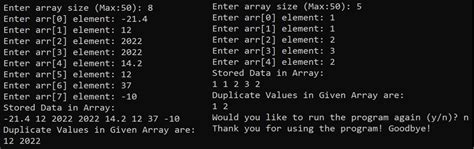 solved write a program that prompts the user for an array