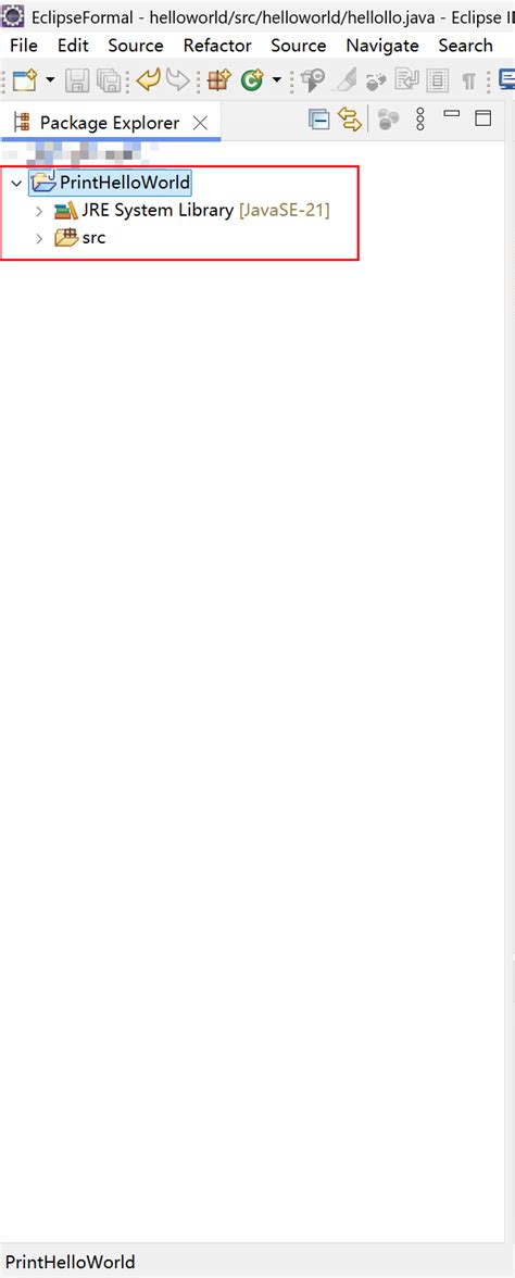 如何用java编写hello World创建一个helloworld的java Application在屏幕上显示一句话hello Wor