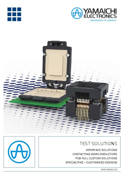 Contacting Semiconductors Yamaichi Electronics