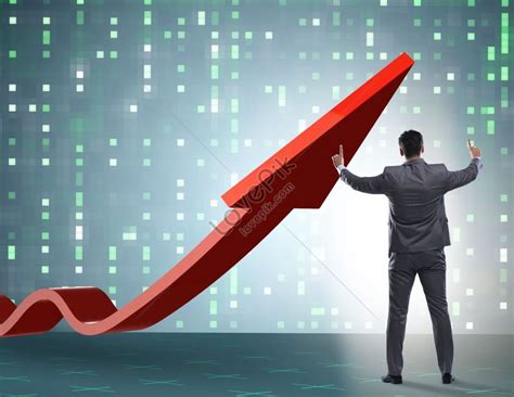 차트 그래프 시각화를 통해 경제 성장을 보여주는 사업가 사진 무료 다운로드 Lovepik