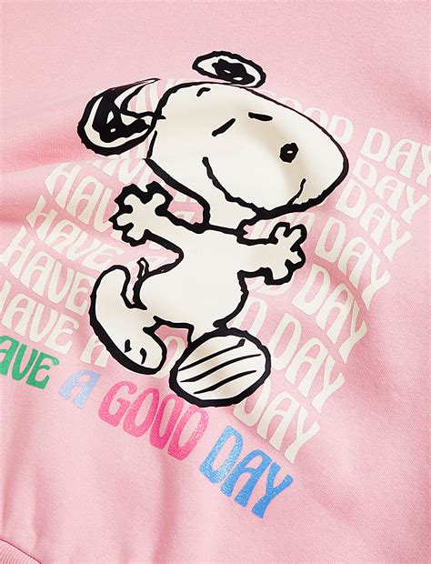 Buy Cotton Rich Snoopy™ Hoodie At Marks And Spencer