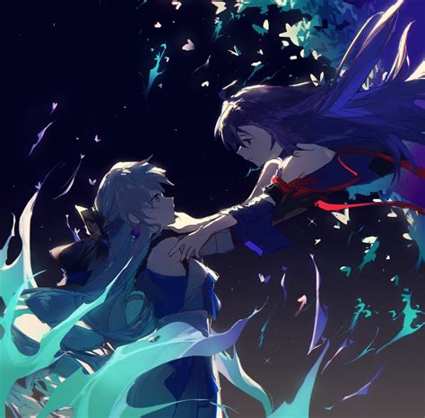 Bronya Rand And Seele Honkai And 1 More Drawn By Avioletfoxy Danbooru