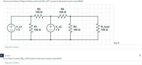 Solved I Just Need The Answers Asap ﻿given Circuit