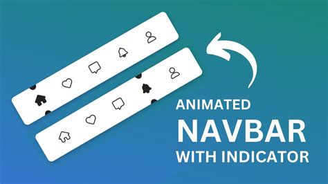 Как создать анимированный индикатор панели навигации для мобильных и планшетов Create Animated