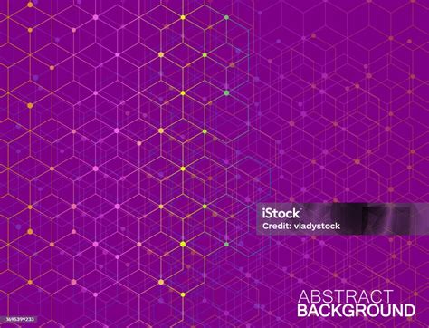 큐브 추상적인 기하학적 배경입니다 선과 점이 있는 기하학적 개념 가리키기에 대한 스톡 벡터 아트 및 기타 이미지 가리키기 개념 건물 외관 Istock