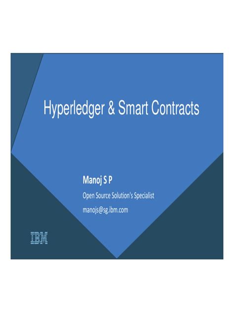 Smartcontract And Blockchain Pdf Open Stack Booting