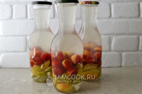 Компот из алычи и груши на зиму — рецепт с фото пошагово