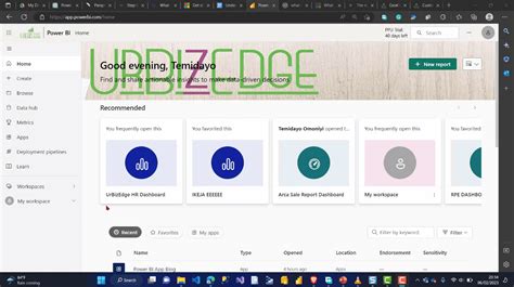 Power BI Deployment Pipeline UrBizEdge Limited