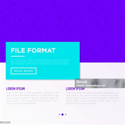 file formats concept with thin line icons doc pdf php html png txt