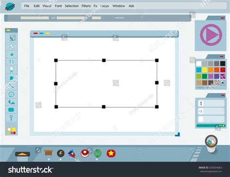 Graphical User Interface Gui Imagined Photo Stock Vector Royalty Free Shutterstock