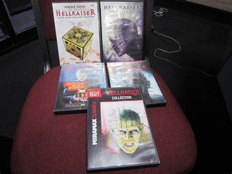 Hellraiser Dvd Collection Pinhead Horror Etsy