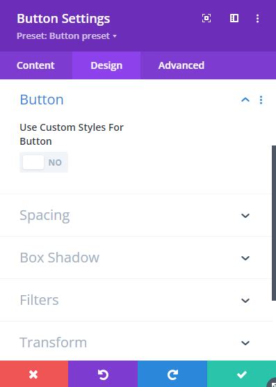 fix divi preset button styles not applying divi booster