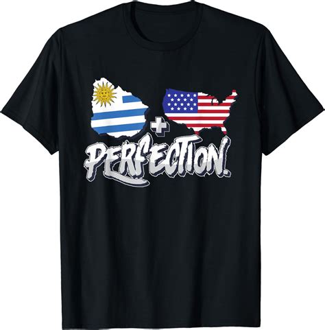 Half American Half Uruguayan Perfection Usa Uruguay Pride T Shirt