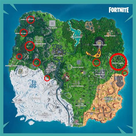 Foraged Mushroom Map Locations In Fortnite Shacknews