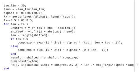Sandfordcafcompmatlab Cyclostationary Signal Processing